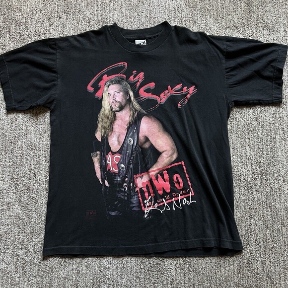 Wcw | Shirts | Vintage 998 Wcw Nwo Wrestling Kevin Nash Big Sexy T ...